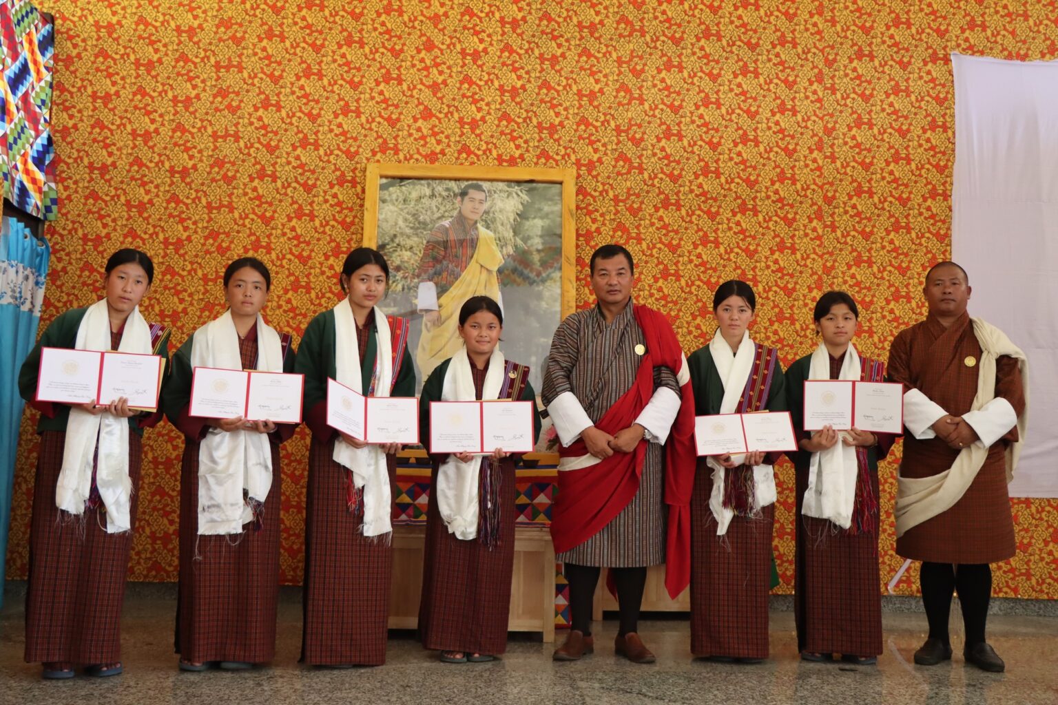 Honoring Academic Peak Performers of Kengkhar MSS, Jurmey PS & Udaric ...